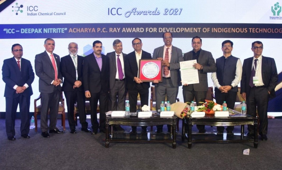 “ICC–Deepak Nitrite” Acharya P. C. Ray Award 2021 - The Anthea Group